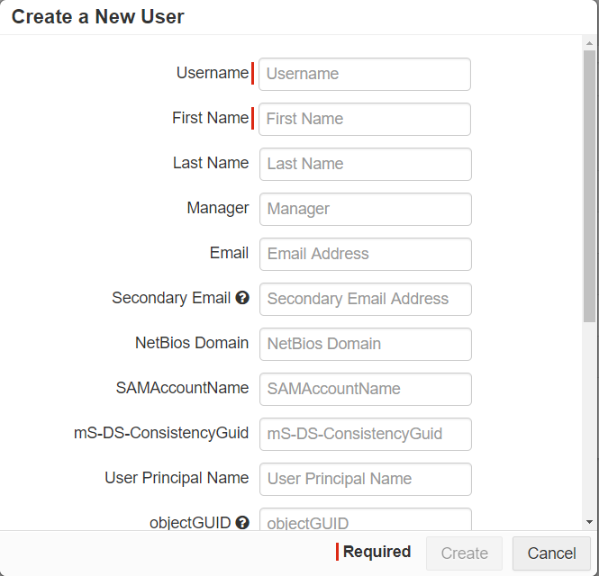 Creating a local administrator account